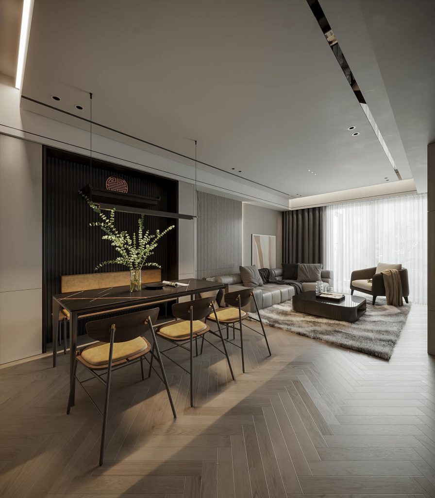 Thiết kế căn hộ The Matrix One 2 phòng ngủ hiện đại | TOPDESIGN